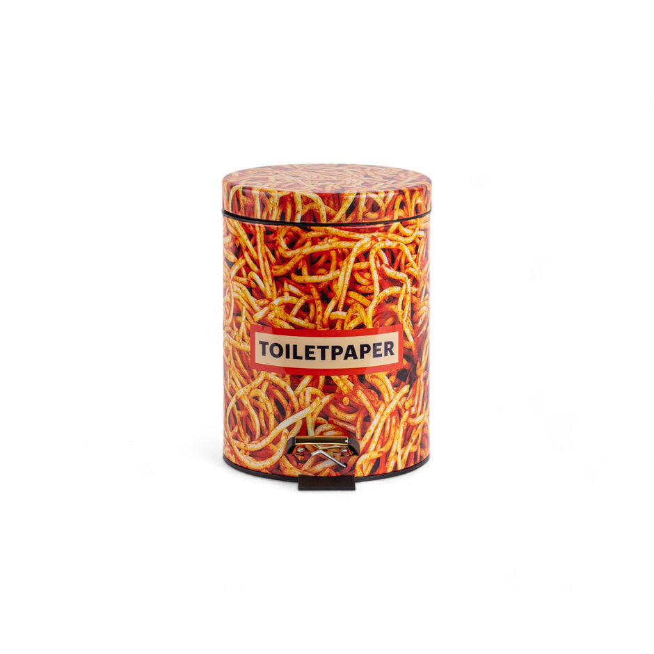Dustbin 5L - Snakes White – SELETTI USA