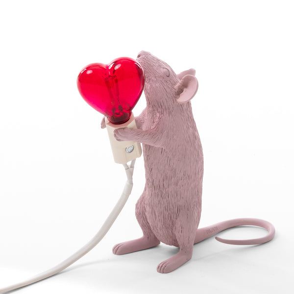 Mouse Lamp Love Edition – SELETTI USA